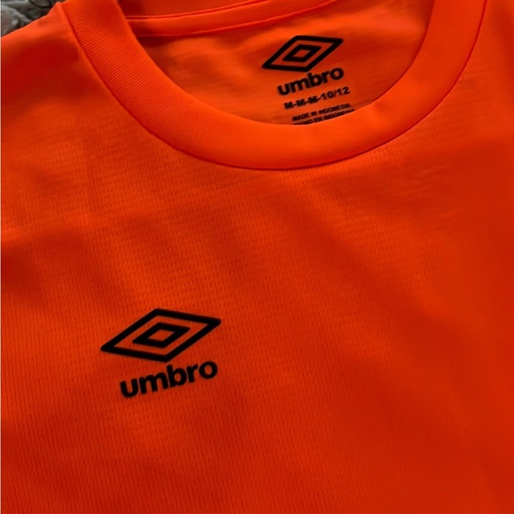 Umbro | Shirts & Tops | Umbro Neon Orange Dryfit Kids Shirt | Poshmark